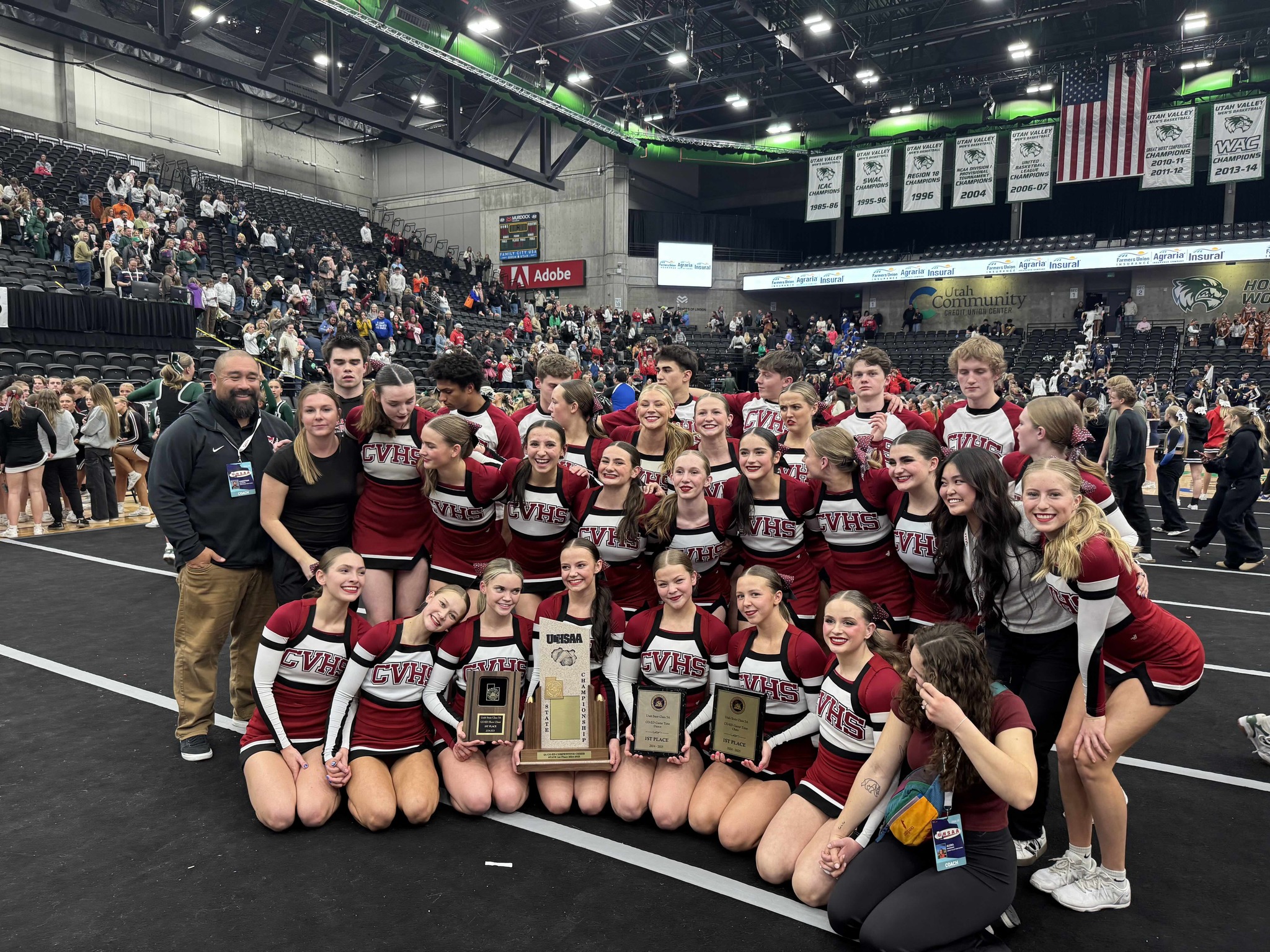 CVHS cheerleading captures Class 5A co-ed state championship - Eagle ...